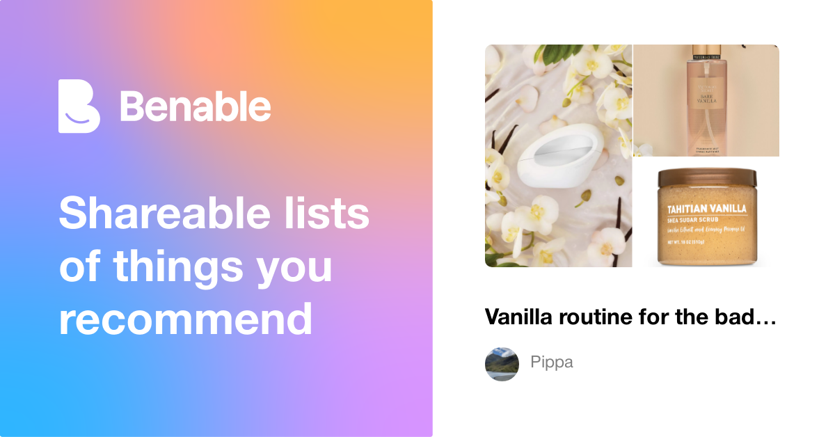 Vanilla routine for the baddies who want to feel as good as they smell