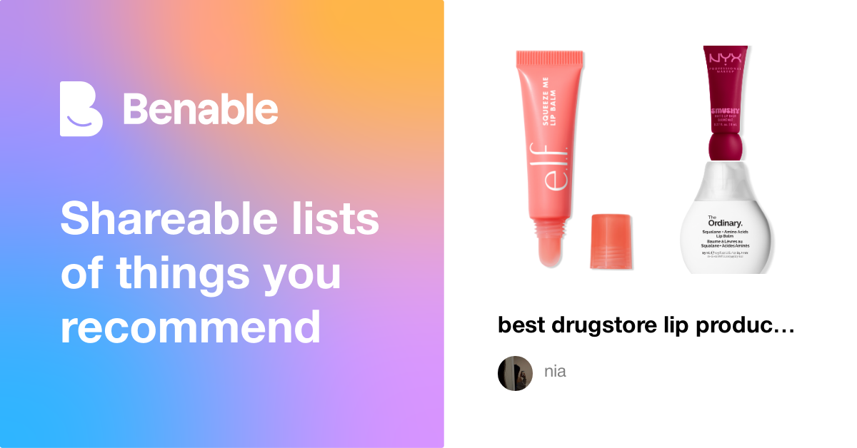 best drugstore lip products under $20