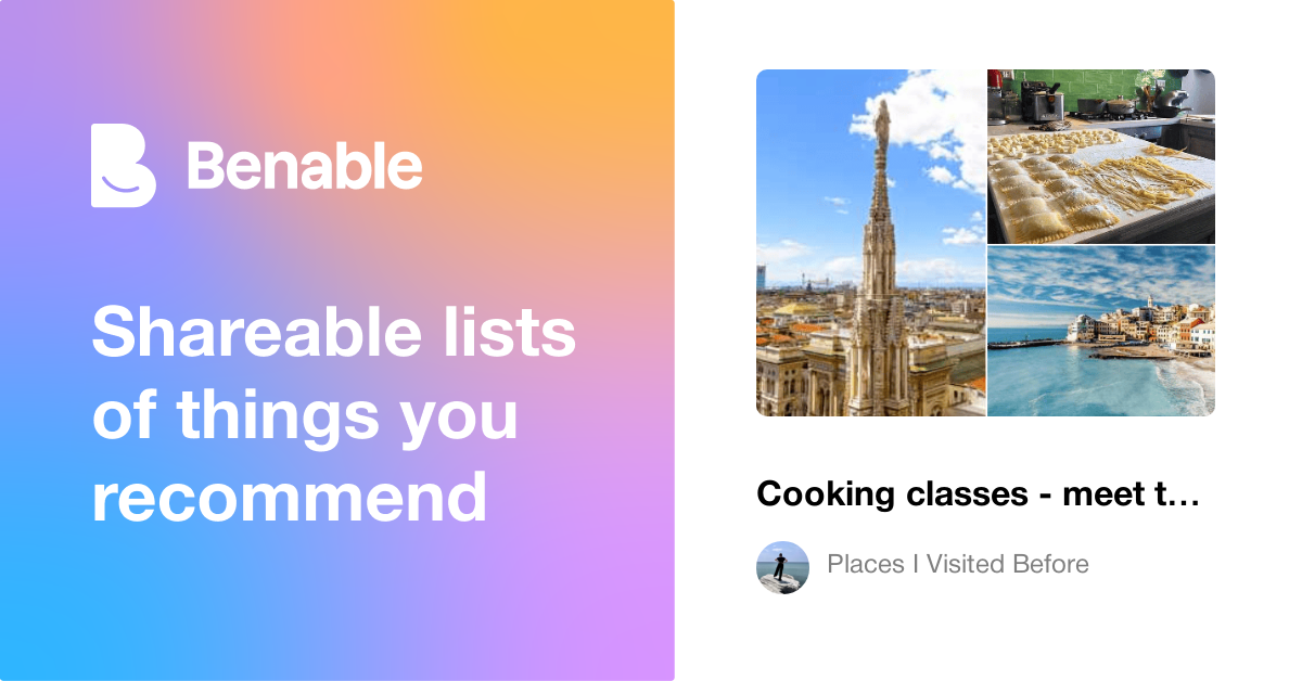 Cooking classes - meet the real culture & people