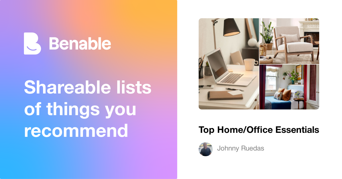 Top Home/Office Essentials
