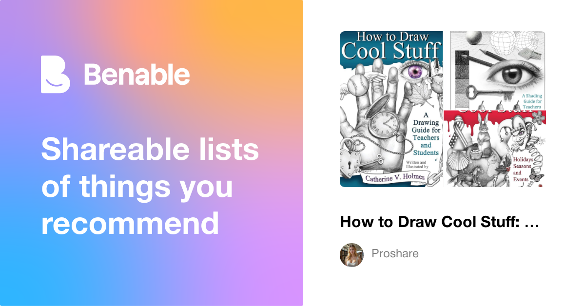 How to Draw Cool Stuff: A Drawing Guide for Teachers and Students ...