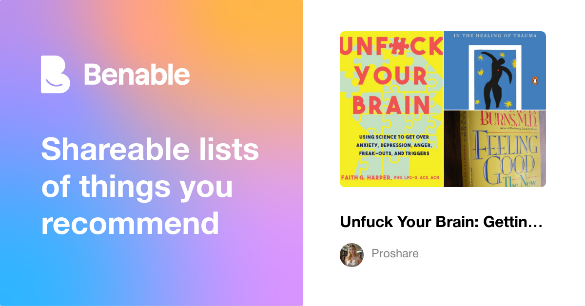Unfuck Your Brain: Getting Over Anxiety, Depression, Anger, Freak-Outs ...