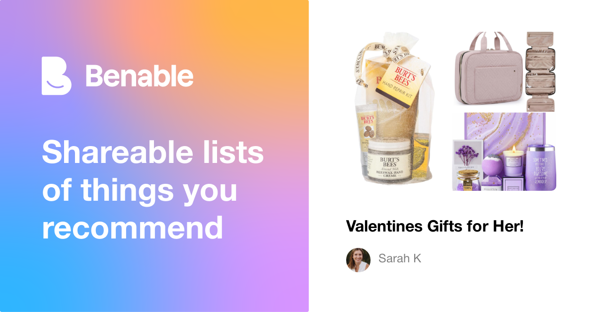 Valentines Gifts for Her!