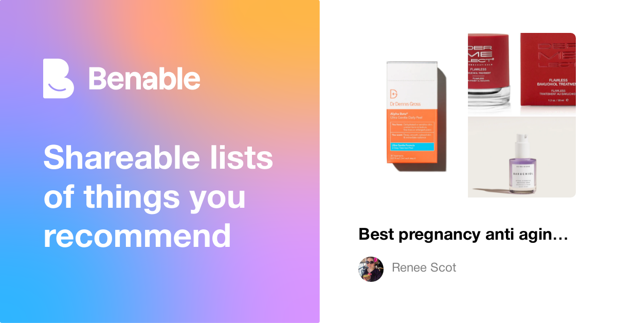 Best pregnancy anti aging skincare - retinol alternatives