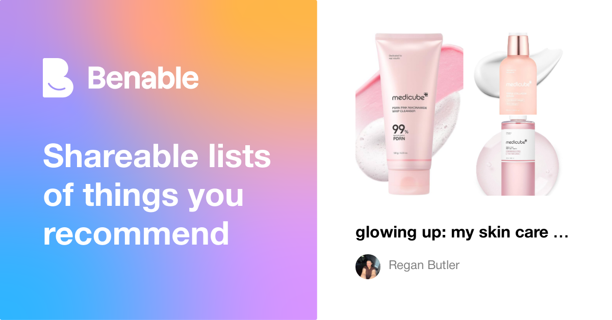 glowing up: my skin care favs💓🫧