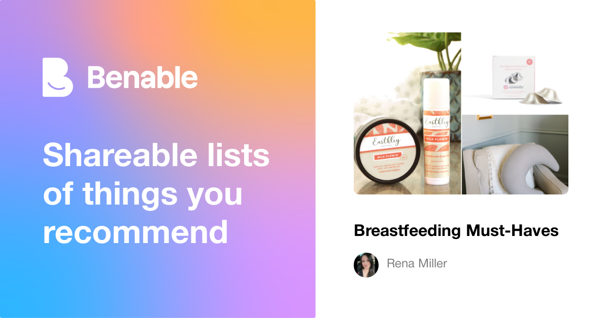 Breastfeeding Must-Haves