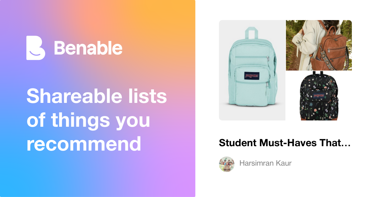 Student Must-Haves That Make School Easier