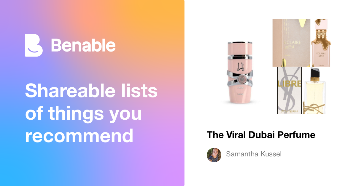 The Viral Dubai Perfume