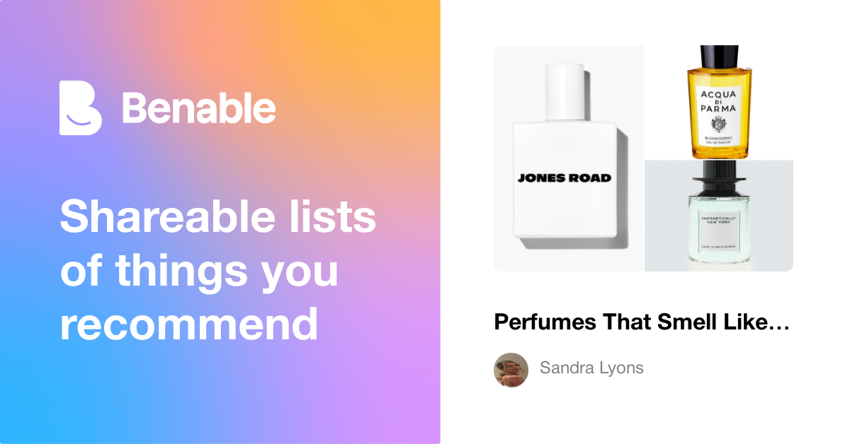 Perfumes That Smell Like You Just Showered