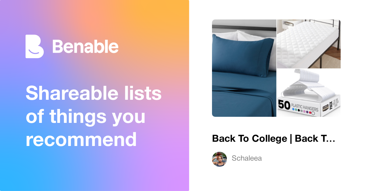 Back To College | Back To School