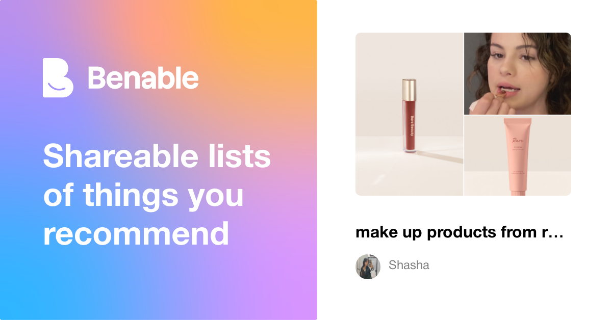 make up products from rare beauty that will change your life