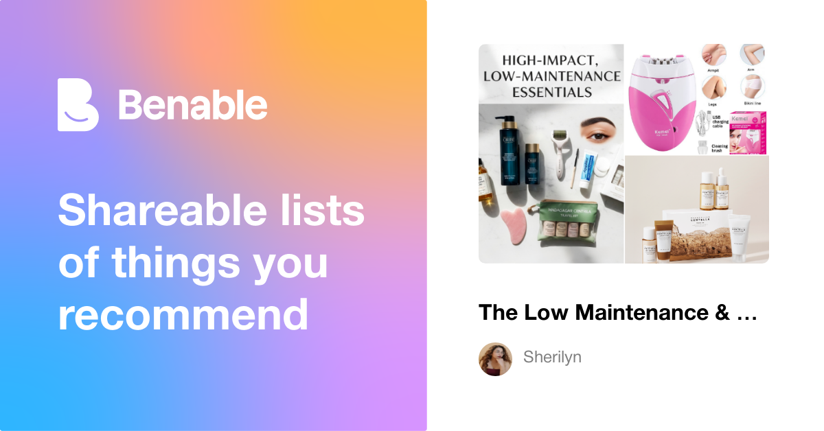 The Low Maintenance & Aesthetic Must-Haves for Every Girl 🎀