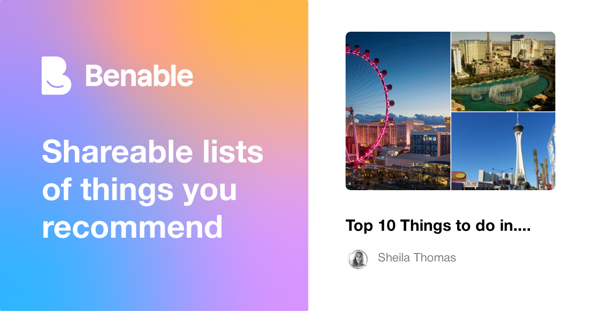 Top 10 Things to do in....