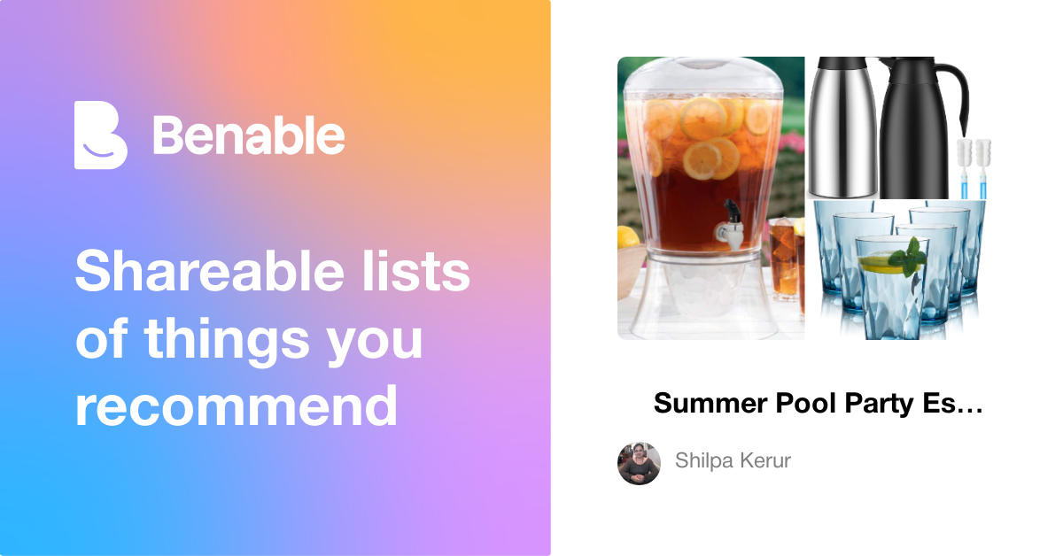 🏖️ Summer Pool Party Essentials