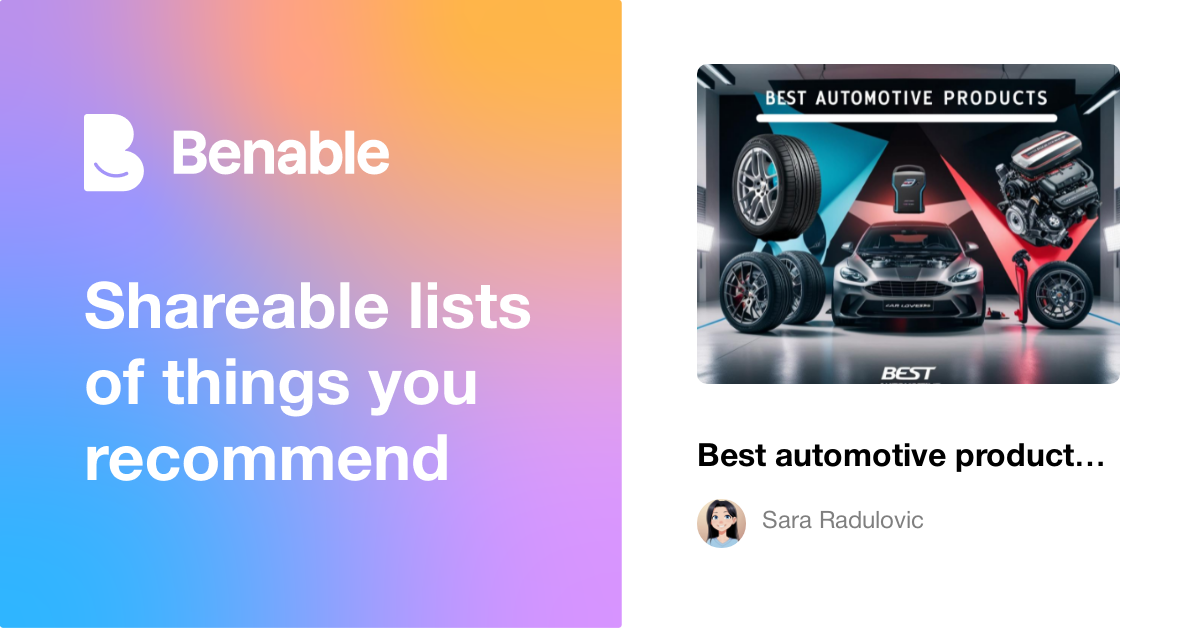 Best automotive products you need! For car lovers!