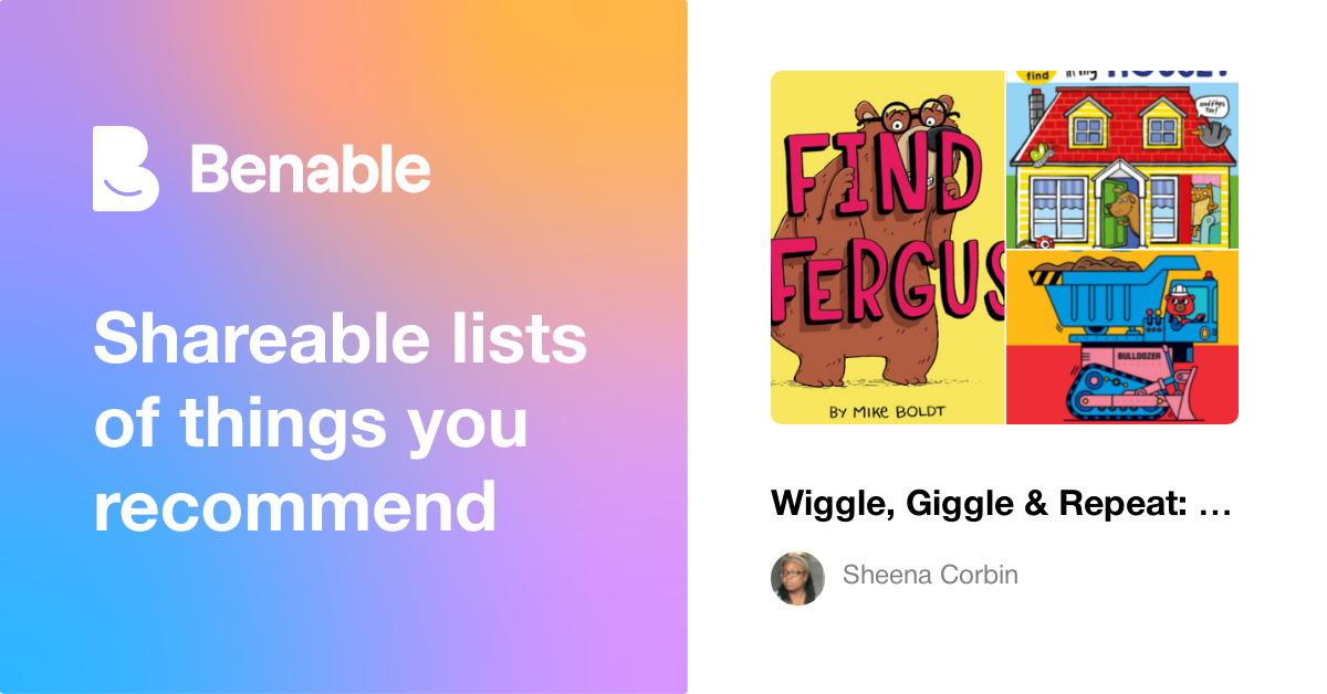 Wiggle, Giggle & Repeat: Interactive Books Your Kids Will Love