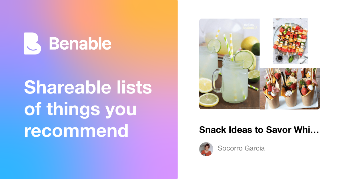 Snack Ideas to Savor While Swimming