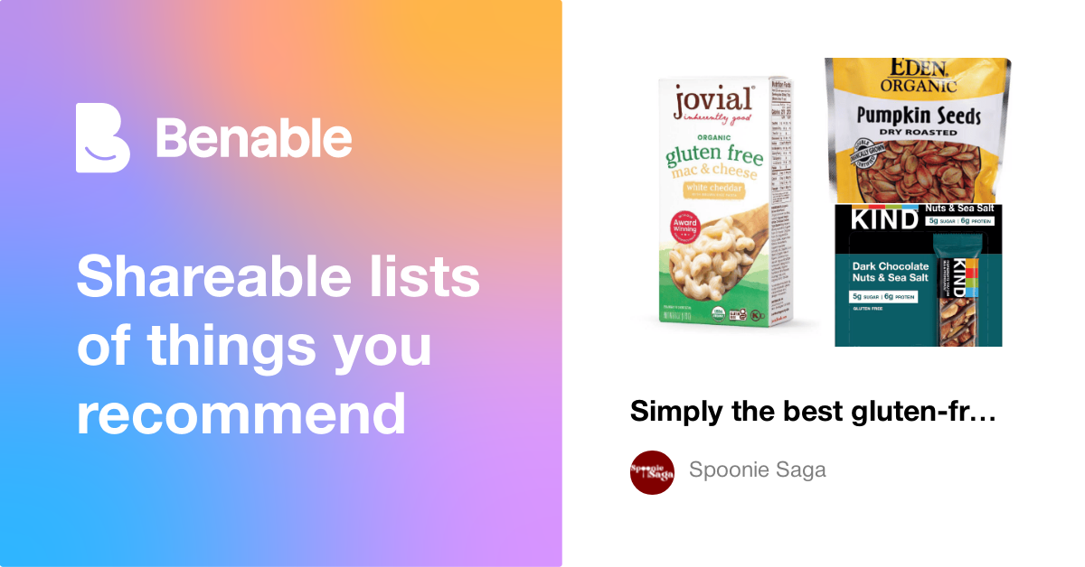 Simply the best gluten-free snacks and treats
