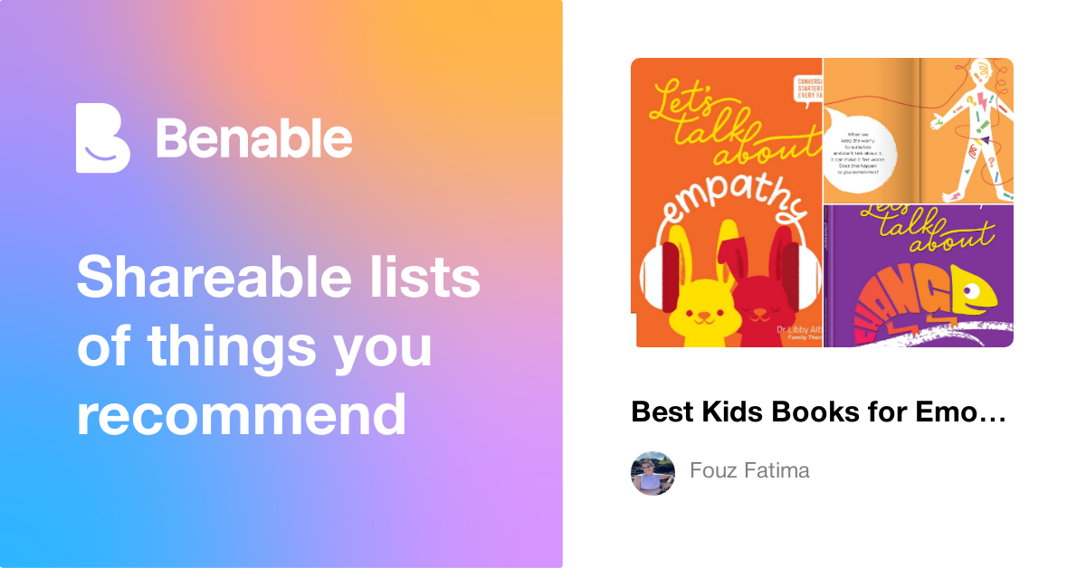 Best Kids Books for Emotions & Empathy