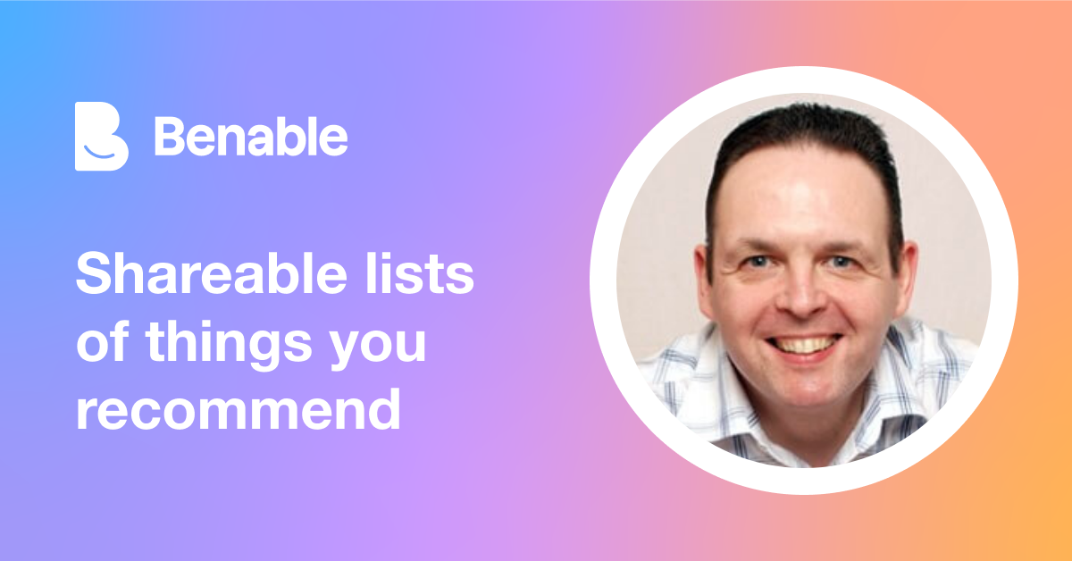 Everything @stephenread (Stephen Read) recommends - Benable