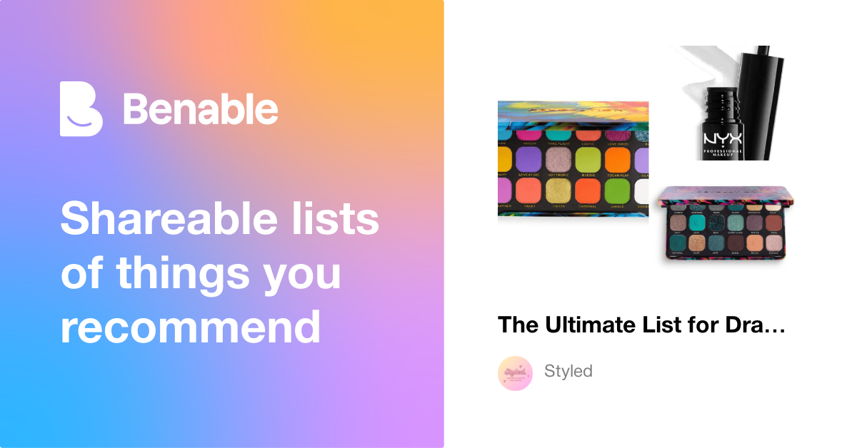 The Ultimate List for Dramatic MakeUp Looks
