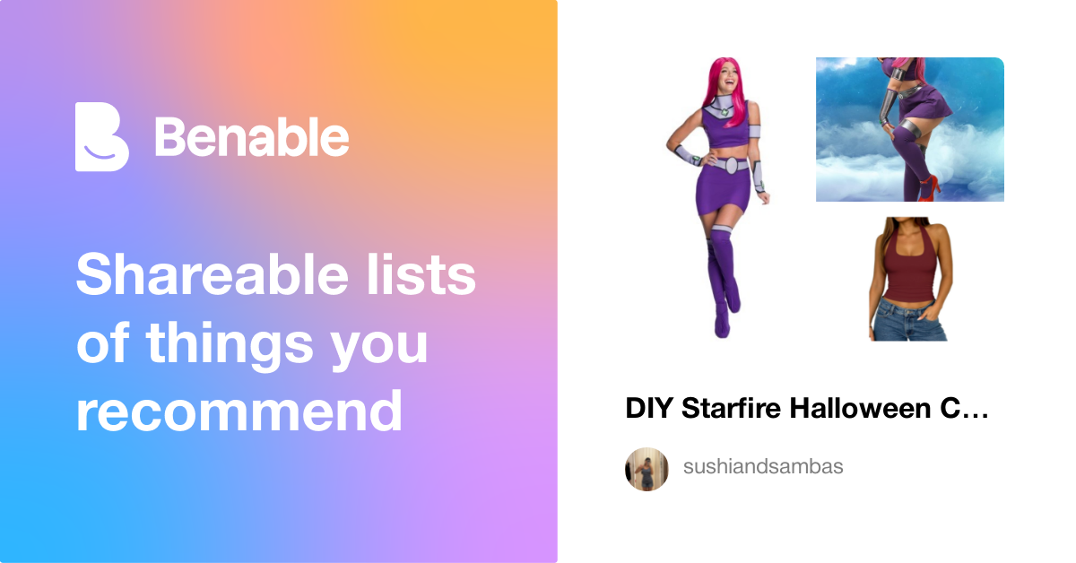 DIY Starfire Halloween Costume Ideas for College Girls