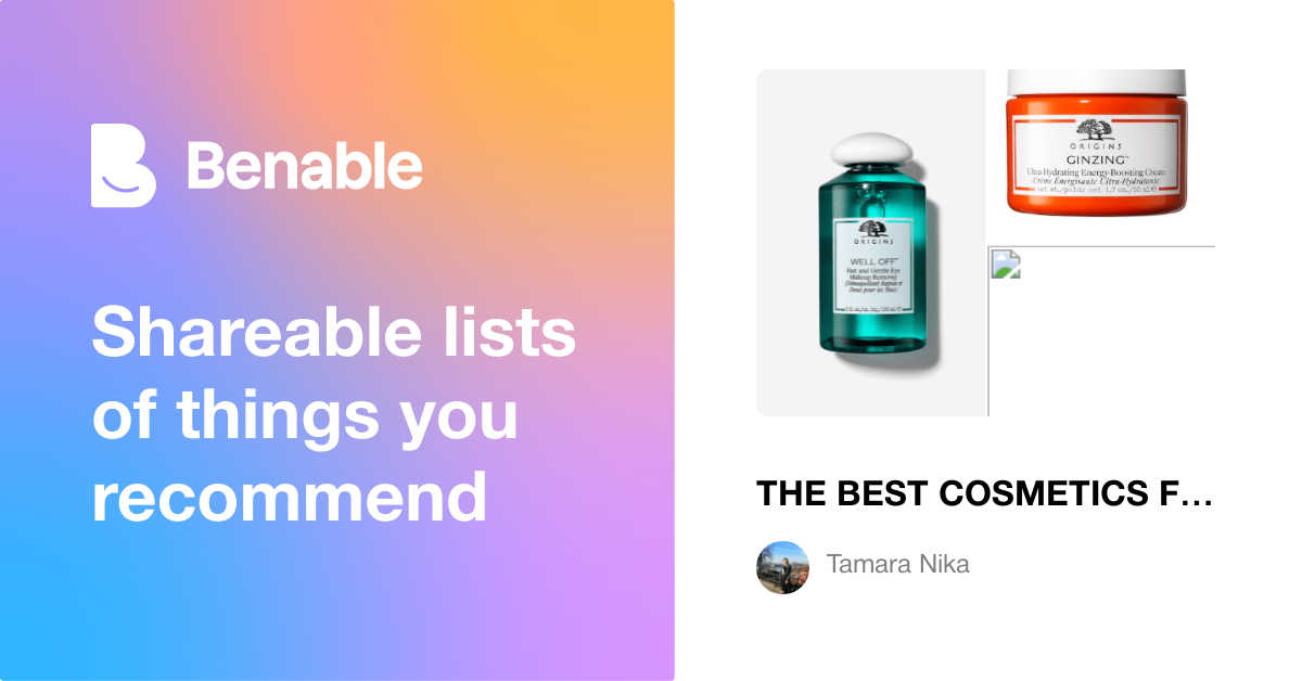 THE BEST COSMETICS FOR SKIN-origins