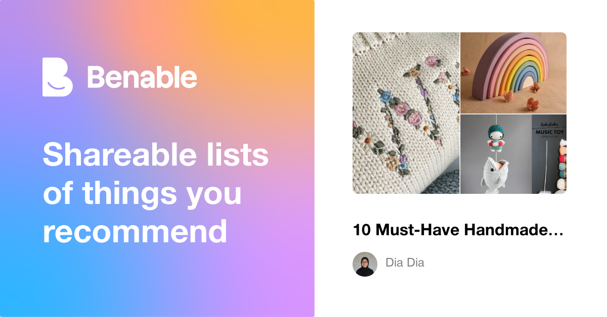10 Must-Have Handmade & Creative Essentials for Babies & Toddlers (2026 ...