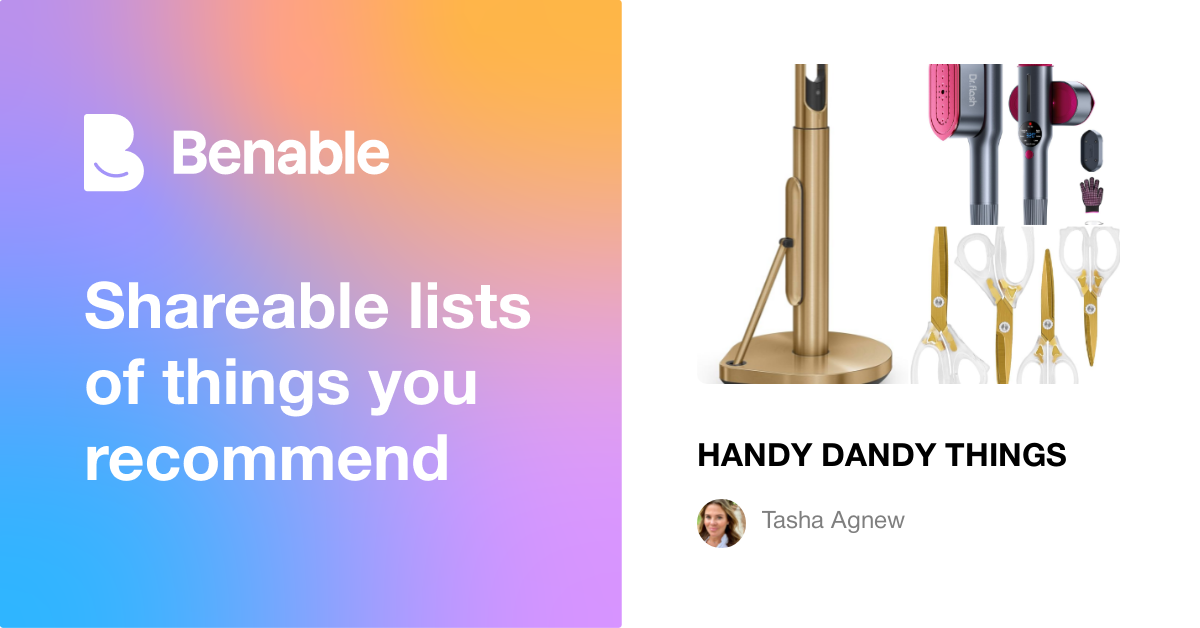HANDY DANDY THINGS 🤩