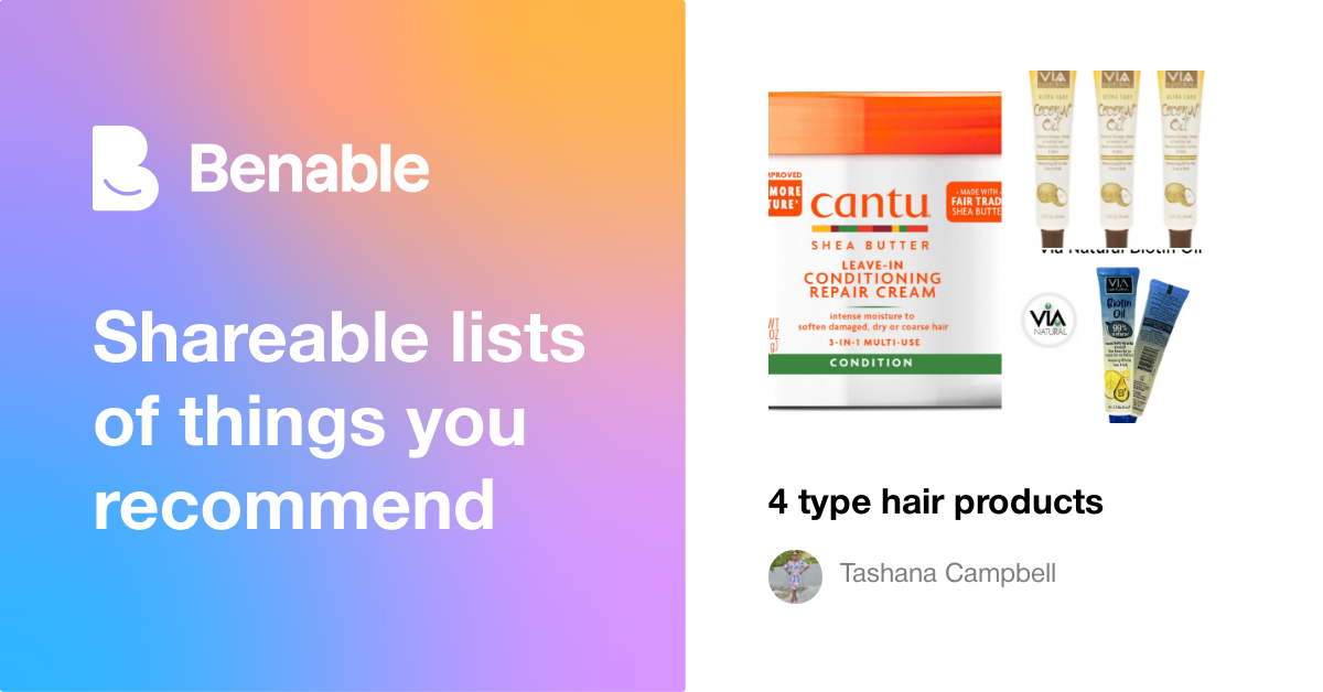 4 type hair products