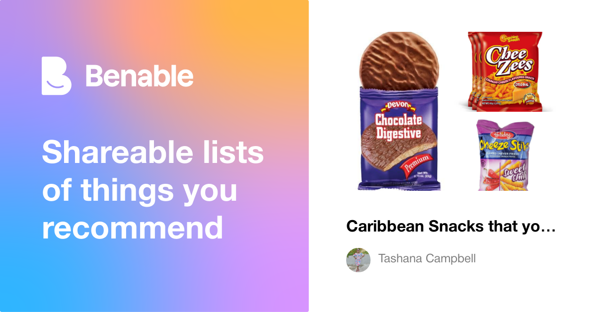 Caribbean Snacks that you have to try!