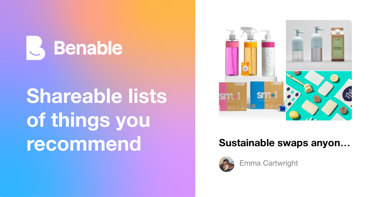 Sustainable swaps anyone can make