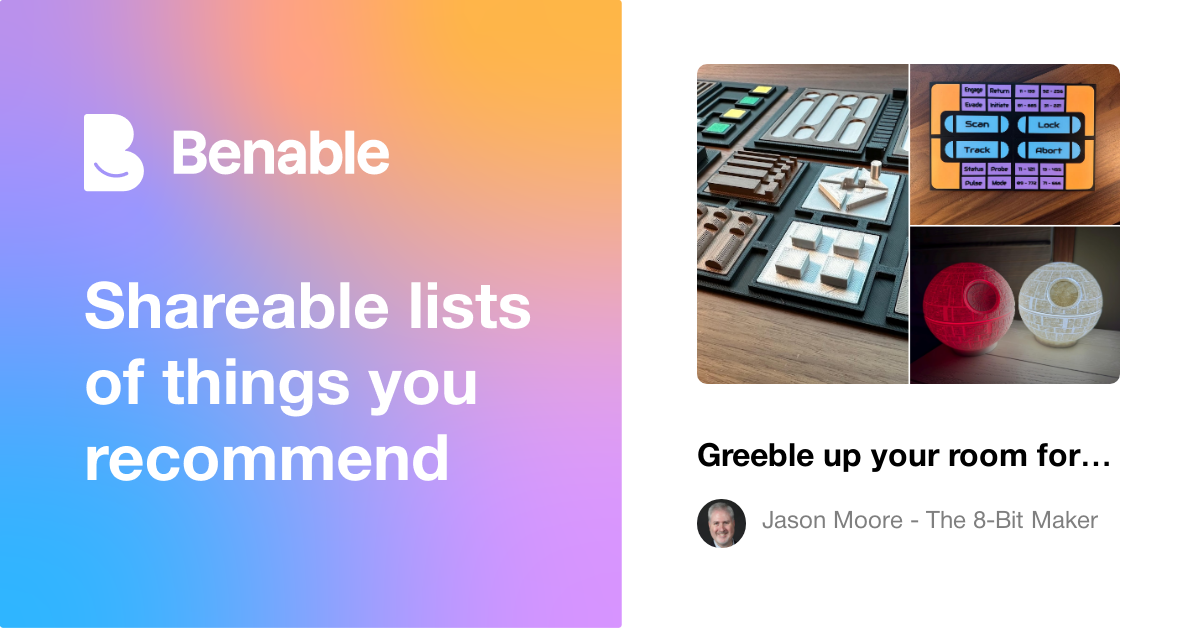 Greeble up your room for scifi cosplay!