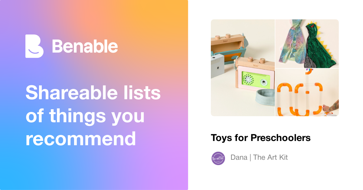 Toys for Preschoolers