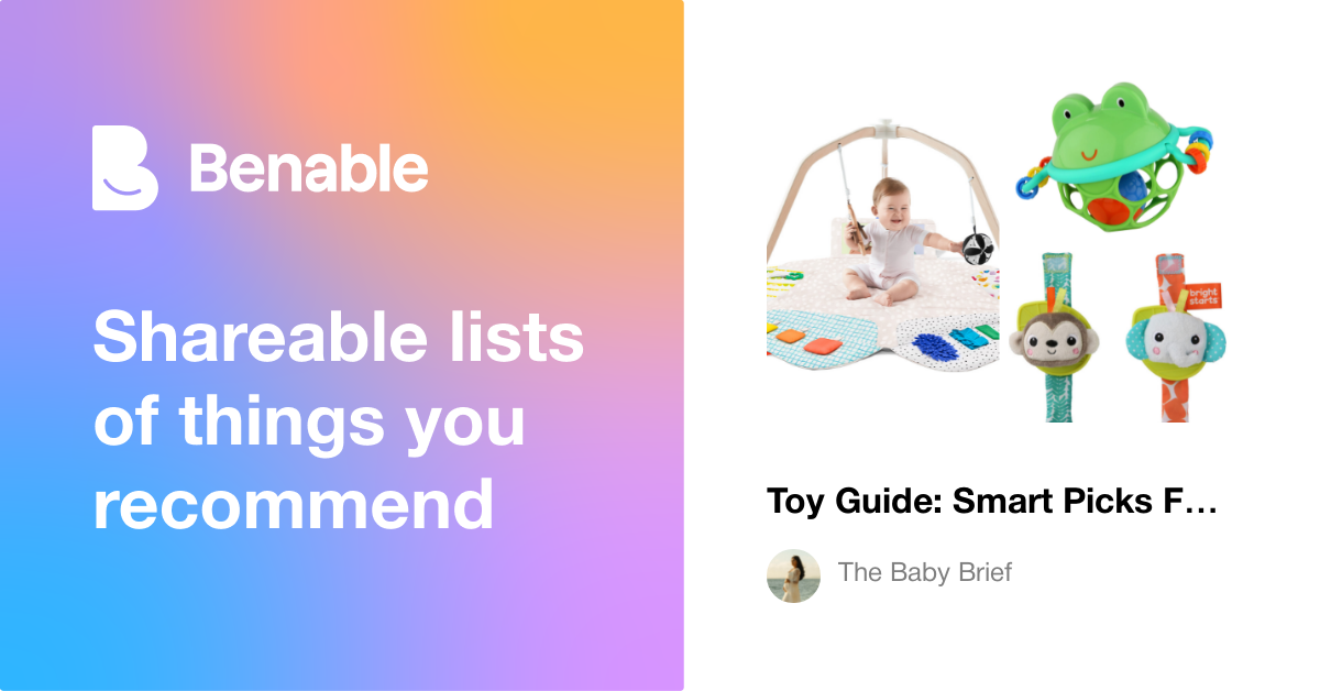 Toy Guide: Smart Picks For Baby's First Year