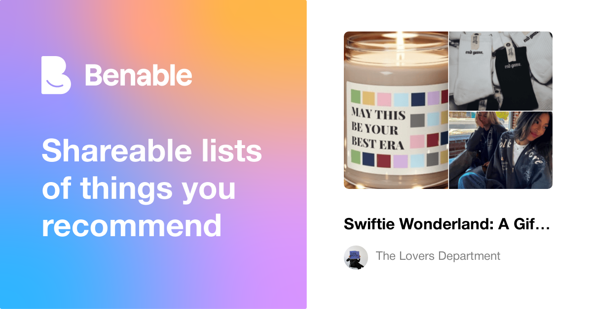 Swiftie Wonderland: A Gift Guide for Taylor Swift Fans
