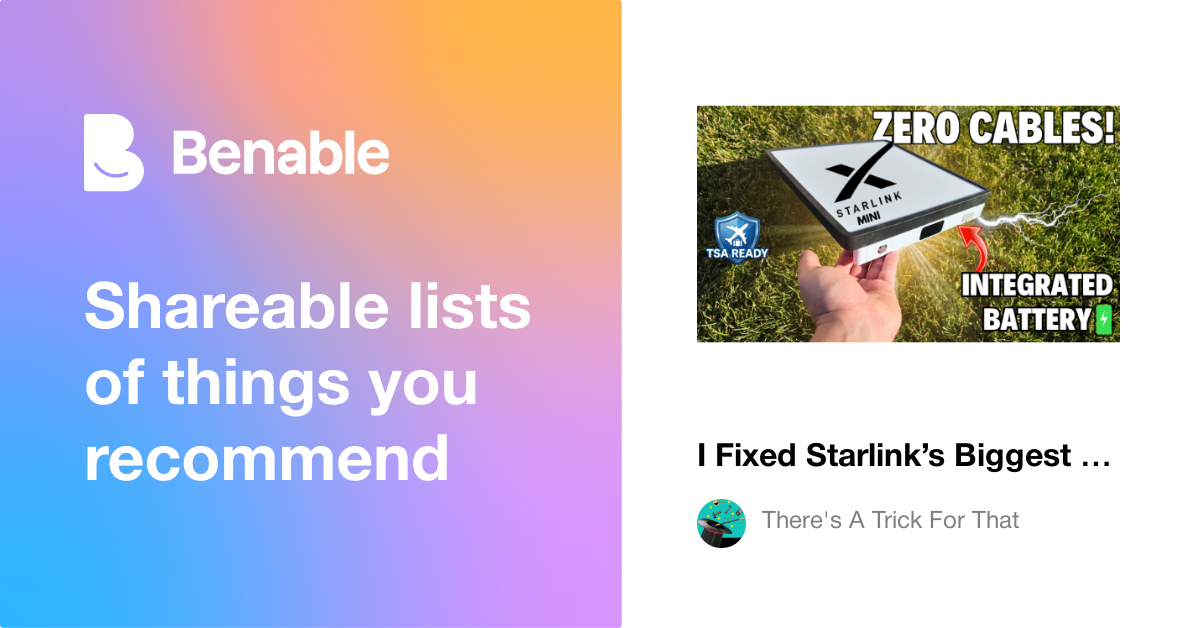 I Fixed Starlink’s Biggest Mistake (FINALLY 100% Wireless)