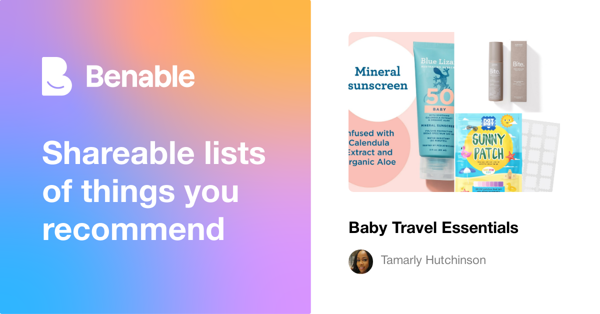 Baby Travel Essentials