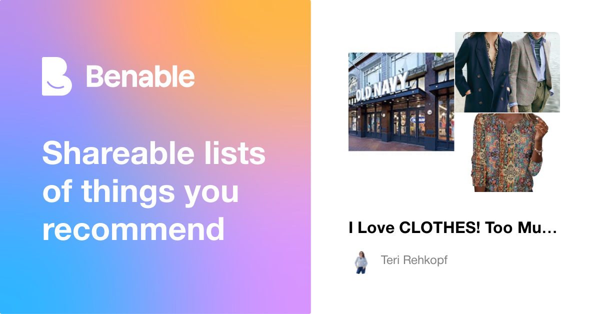 I Love CLOTHES! Too Much :)