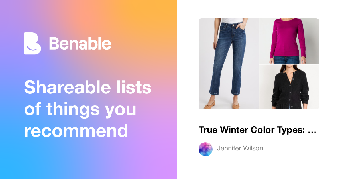 True Winter Color Types: The Wardrobe Staples