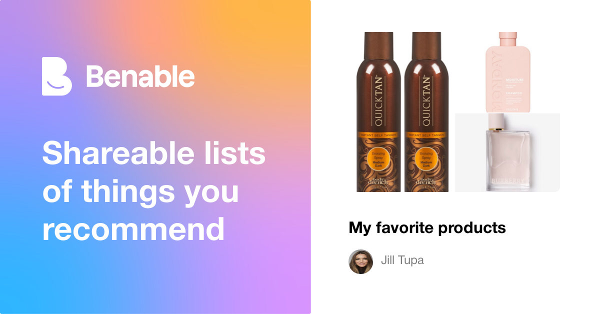 My favorite products