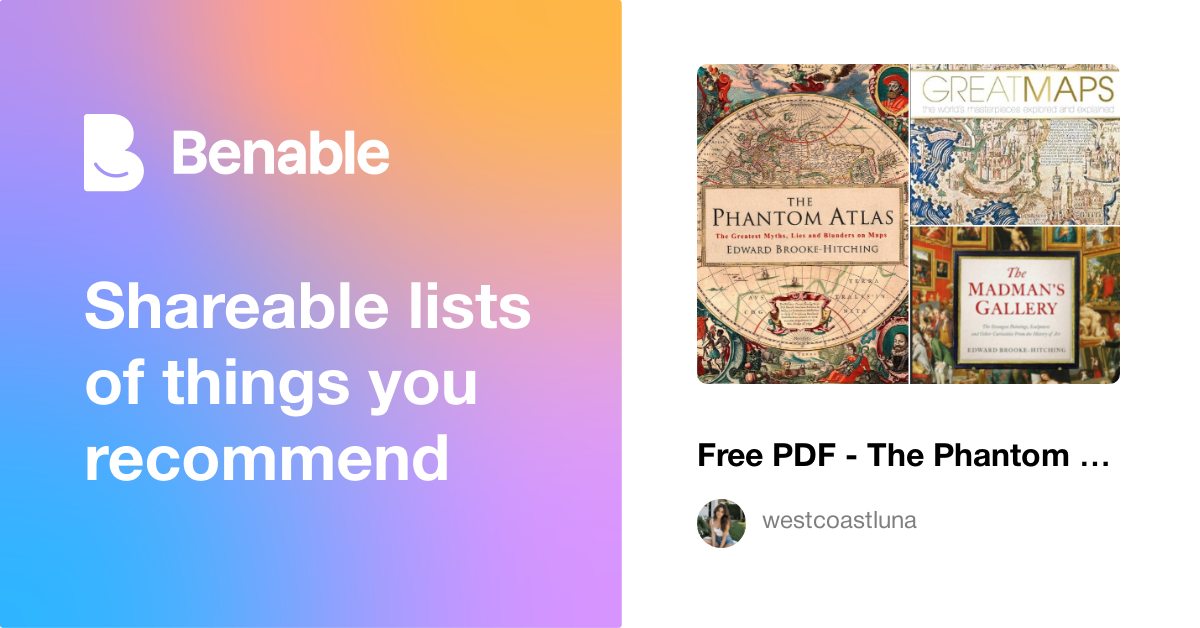 Free PDF - The Phantom Atlas: The Greatest Myths, Lies and Blunders on ...