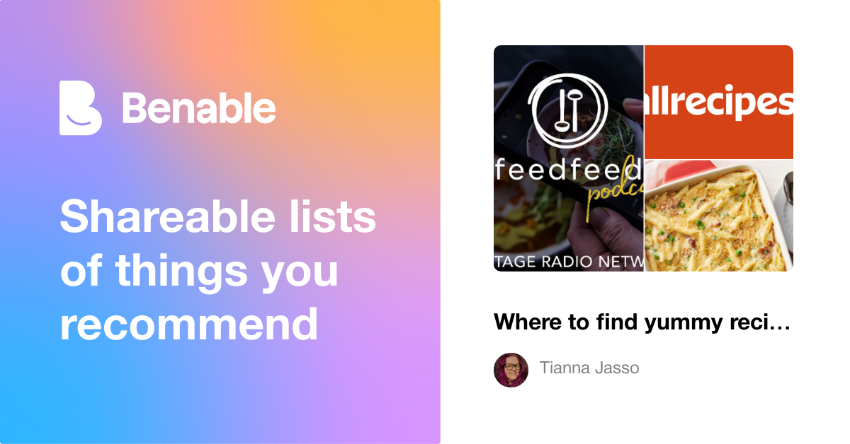 Where to find yummy recipes for the whole family.