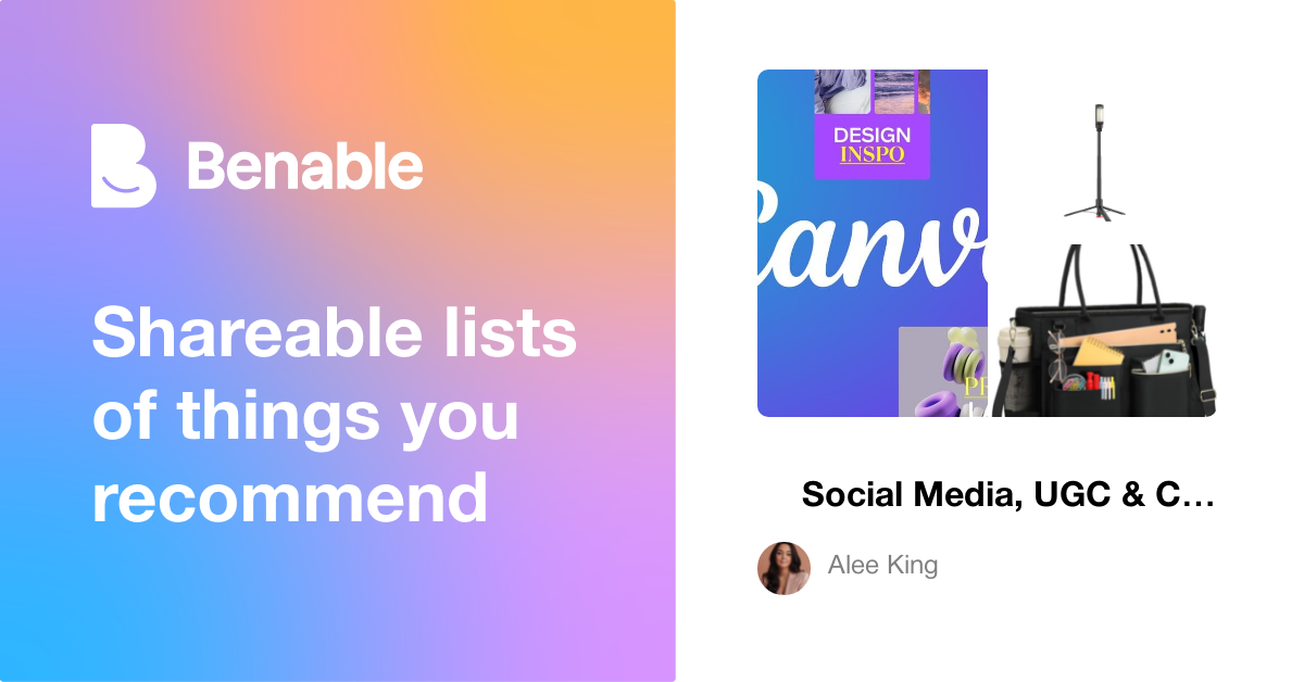 📲 Social Media, UGC & Content Manager Tools I Actually Use