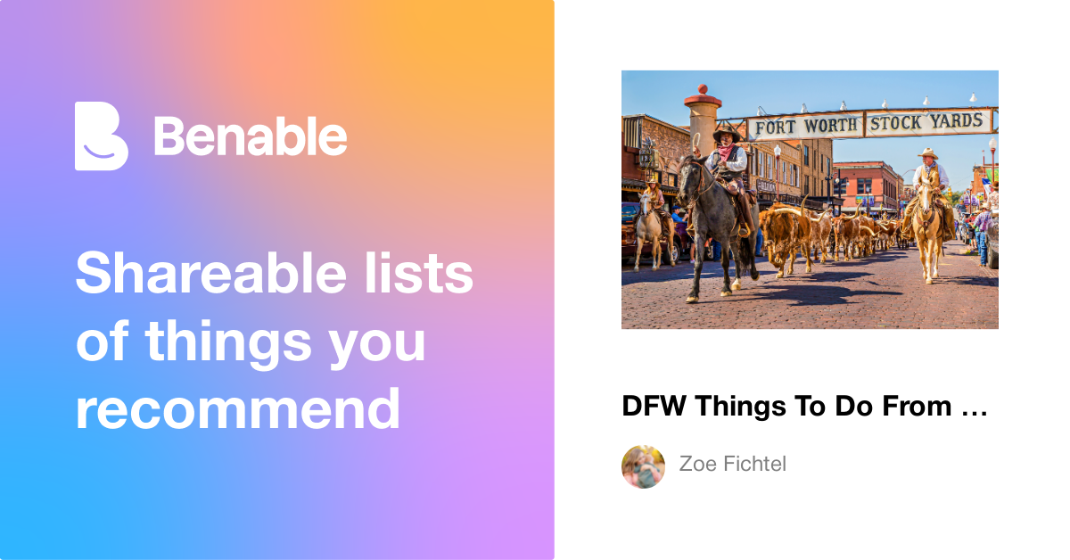 DFW Things To Do From A Local