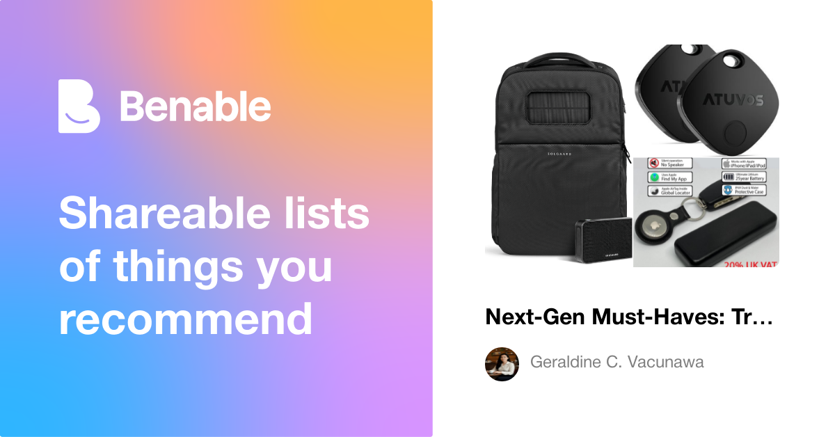 Next-Gen Must-Haves: Travel-Smart, Tech-Savvy & Wellness-Chic